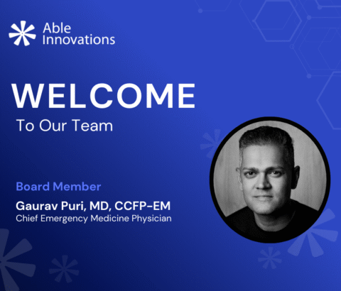 Able Innovations Welcomes Dr. Gaurav Puri to its Board of Directors ...